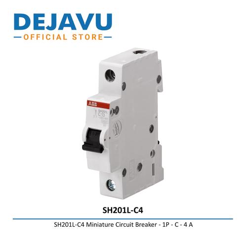 Promo ABB SH201L-C4 Miniature Circuit Breaker - 1P - C - 4 A - Kota ...