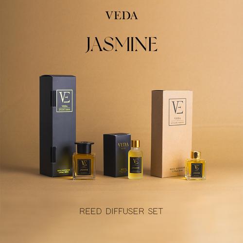 Jual Veda Reed Diffuser 160ml - Jasmine - Pengharum Ruangan Essential ...