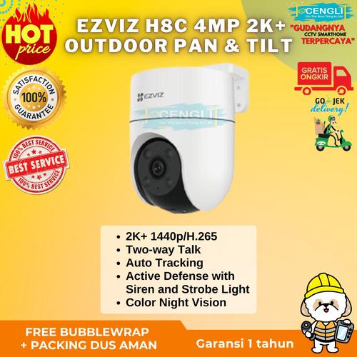Promo Ezviz H8C 4MP 2K+ Outdoor CCTV Pan & Tilt Wifi IP Camera Auto ...
