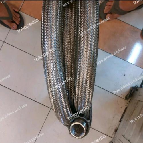 Jual Selang Flexible Hose Stainless SS304 3" Inch Metal Hose Meteran ...