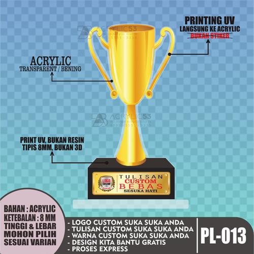 Jual Piala, Trophy, Tropi, Tropy Piala Akrilik Custom, Trophy Custom PL ...
