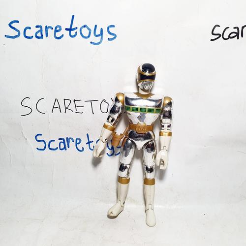 Jual Power Rangers in space silver ranger Sentai megaranger silver ...