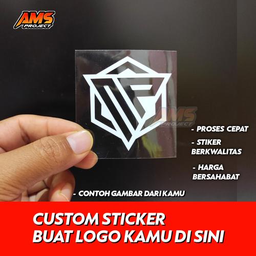Jual Custom Stiker LOGO / Stiker GAMBAR /Stiker Custom / Stiker ...