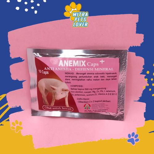 Jual OBAT VITAMIN PENAMBAH DARAH & CEGAH ANEMIA & DIARE BABI - ANEMIX ...