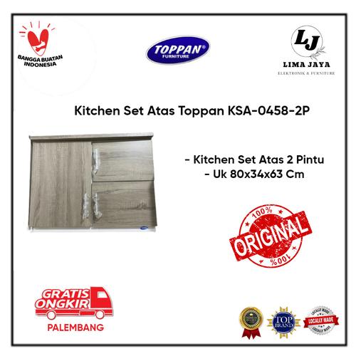 Jual Kitchen Set Atas 2 Pintu Toppan KSA-0458-2P Lemari Dapur Toppan - Kota Palembang - Lima ...