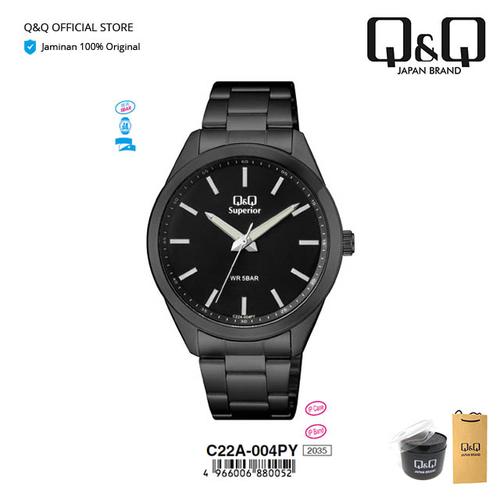Promo Q&Q QnQ QQ Jam Tangan Pria Analog Stainless Steel - C22A Tahan ...