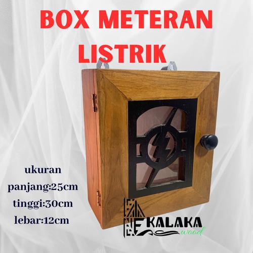 Jual box khusus meteran listrik pascabayar | kayu jati - Kab. Sukoharjo ...