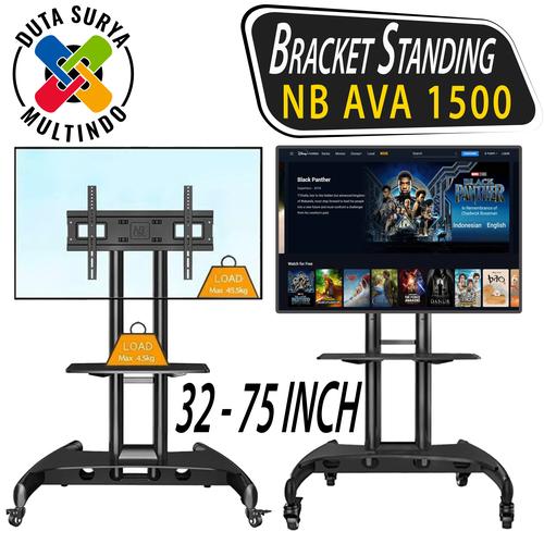 Jual bracket braket tv standing NB AVA 1500 32 40 43 49 50 55 60 65 75 inch - 32 s/d 75 inch ...