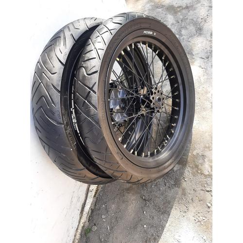 Jual Ban Supermoto CRF 150 Roda Set Supermoto CRF Wheelset SUMO CRF 150 ...