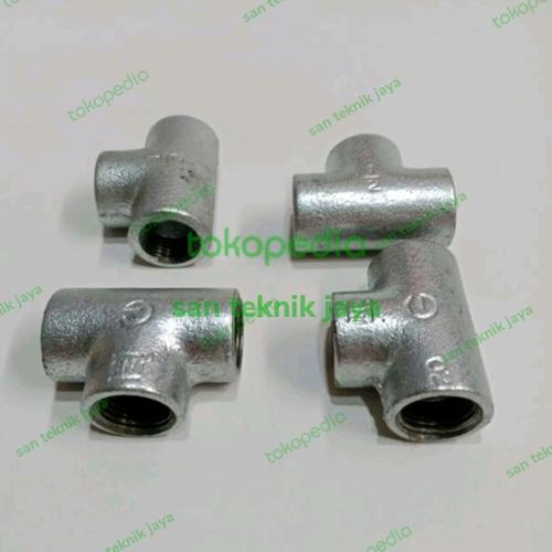 Jual Tee Besi Galvanis Drat 4" inch - Jakarta Barat - san teknik jaya ...
