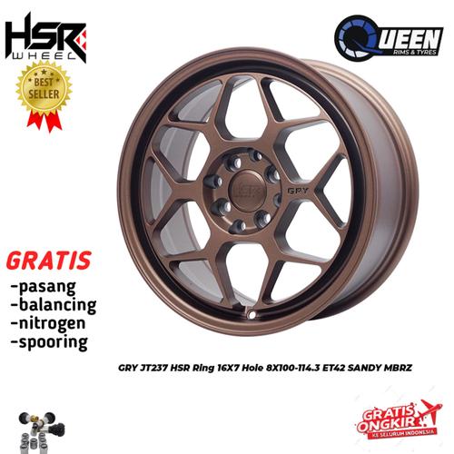 Jual Velg racing hsr estilo ferio etios lancer dll ring 15 hsr gry ...