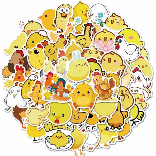 Jual 12pc Stiker Ayam Deco Itik Bebek Sticker Graffiti Jurnal Diary ...