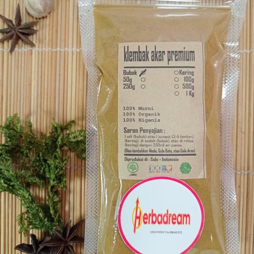 Jual 250 GRAM BUBUK AKAR KLEMBAK KELEMBAK CHINESE RHUBARB RHEUM ...