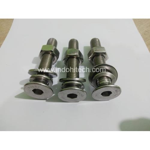 Jual Baut Mur Ring Verseng L M10 x 50 mm SS304 Baut Verseng JF SET M10x50 - Kab. Bekasi ...