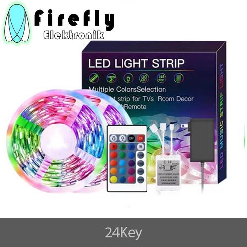 Jual PAKET LAMPU LED STRIP 5050 3528 2835 RGB 5M 10M IP44 IP33 RGB ...