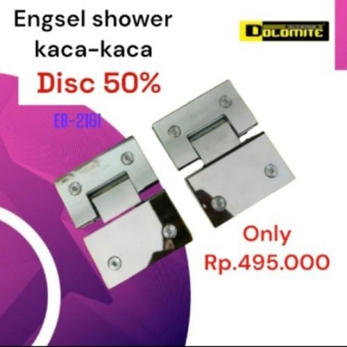 Jual Engsel kaca shower box kamar mandi (kaca kekaca) EB-1161 murah ...