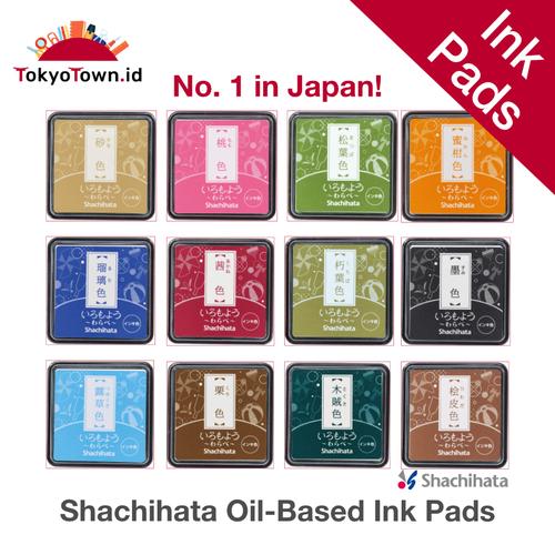 Jual Color Ink Pads for Stamps Shachihata Japanese Oil-Based Many ...