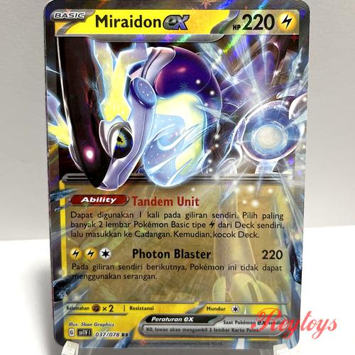 Jual Pokemon ID SV1V Violet EX - 037 Miraidon EX RR - Jakarta Utara ...