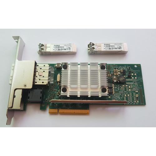 Jual Broadcom Quad Port LAN Card Dual 10G Gigabit Port SFP RJ45 ...