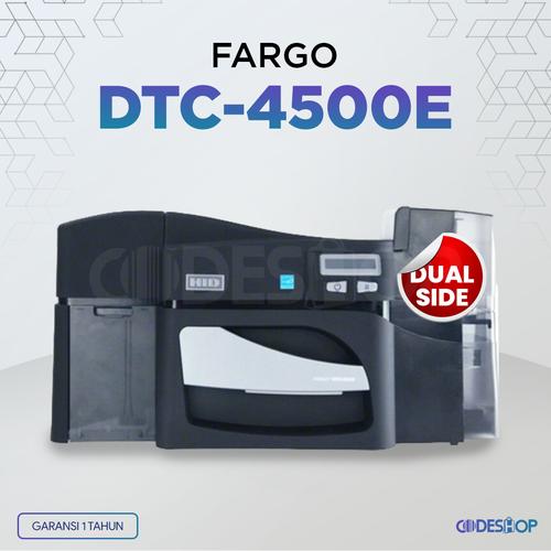 Promo Printer Fargo DTC4500e Cetak Kartu ID Card PVC Dual Side 300 DPI ...