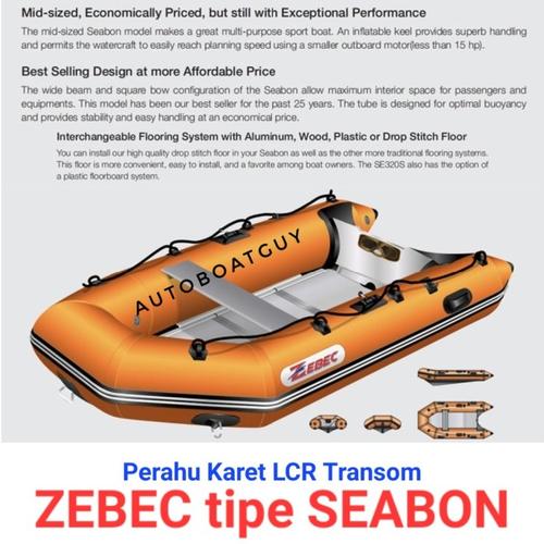 Jual Perahu Karet LCR ZEBEC SEABON 320 cm ( Inflatable Boat Dek ...