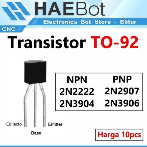 Jual [HAEBOT] Amplifier Transistor 2N2222 2N3904 2N2907 2N3906 NPN PNP ...