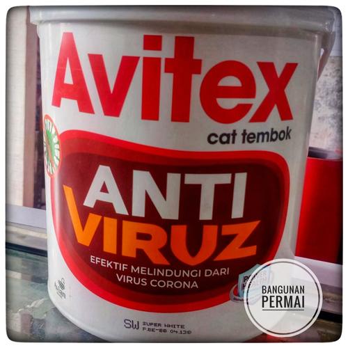 Jual Cat tembok Avitex interior ANTI VIRUZ 5kg/Avitex Anti Virus ...