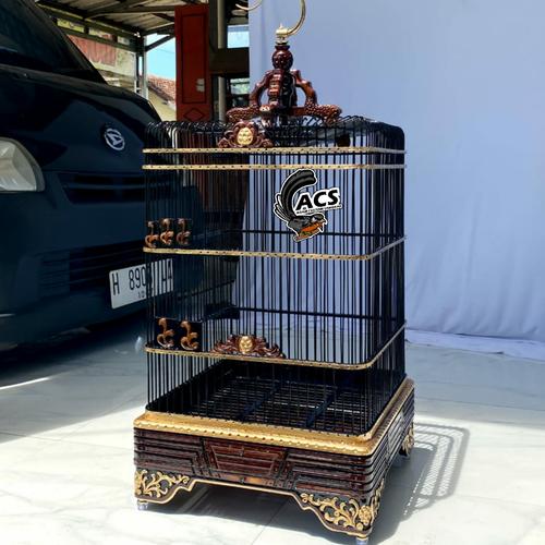 Jual Sangkar Oval Ukir Geometri/ Sangkar Harian/ Sangkar Lomba - Oval ...