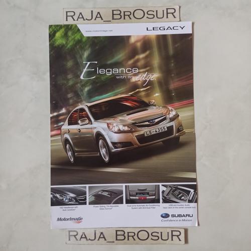 Jual Poster brosur katalog flyer Subaru Legacy 2012 - Kab. Langkat ...