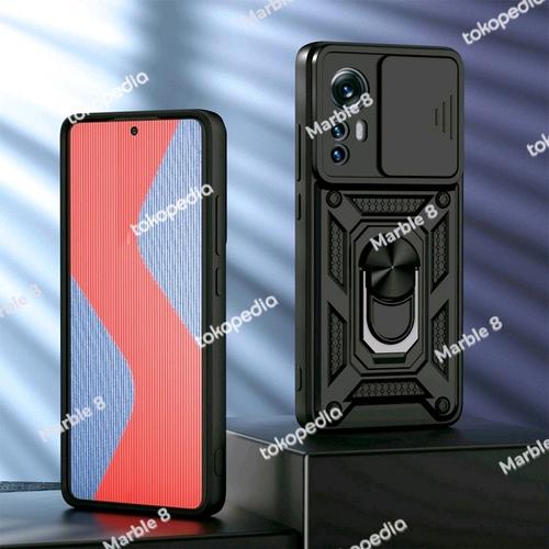 Jual Casing Case Xiaomi 12 Lite Pro - Transformer Military Ring Cam ...