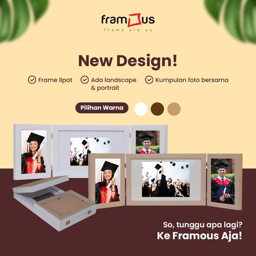 Jual Photo Strip 3X 4R-Pigura Foto Lipat Dengan Matboard - White - Kota ...