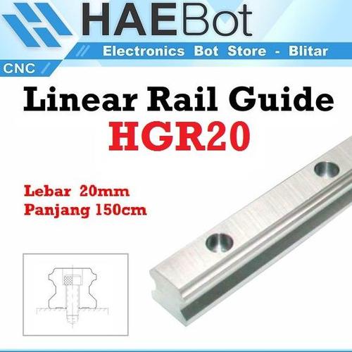Jual [HAEBOT] Linear Rail Guide HGR20 HGR 20 20mm 150cm Rel Laser CO2 ...