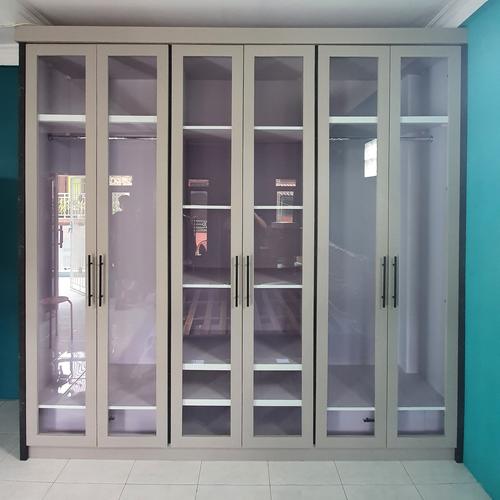 Jual Lemari Kaca Bahan PVC Board Anti Rayap - Jakarta Barat ...