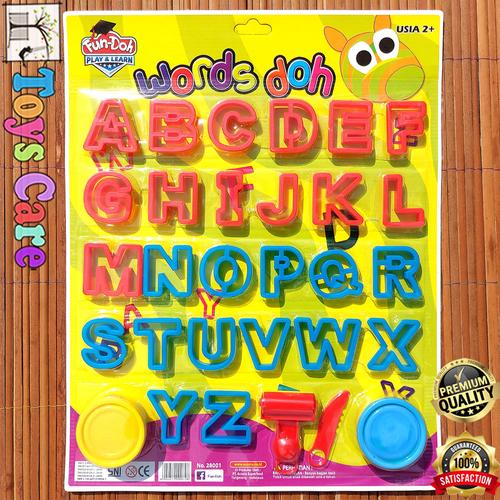 Jual MAINAN EDUKASI ANAK FUNDOH FUN DOH WORDS DOH - MAINAN HURUF ...