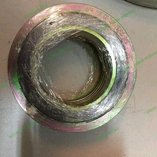 Jual SWG Jis 10k carhon steel 4" inch DN 100 spiral wound gasket besi ...