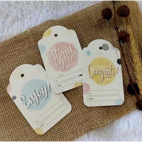 Jual Hangtag thank you hang tag thankyou kartu ucapan terima kasih ...