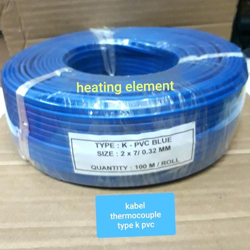 Jual Kabel thermocouple type k pvc blue 2x 7/0,32mm - Jakarta Barat ...
