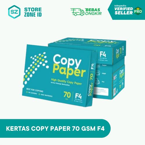 Jual Kertas Copy Paper 70 Gsm F4 - 1 Box = 5 Rim Grab/ Gosend - Kota ...