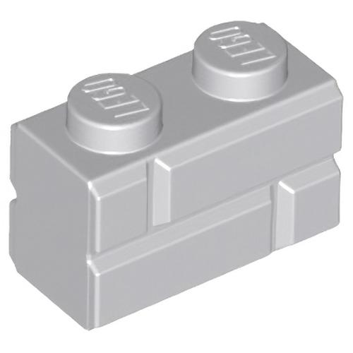 Jual LEGO 98283 Brick Modified 1x2 with Masonry Profile Light Bluish ...