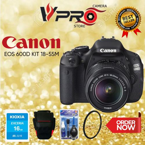 Jual CANON EOS 600D KIT 18-55M / kamera Canon 600d - STANDAR - Jakarta ...