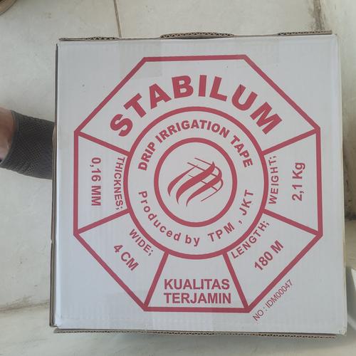 Jual Selang Drip Irigasi 3/4 Inch, panjang 180 M Merk Stabilum - Kab ...