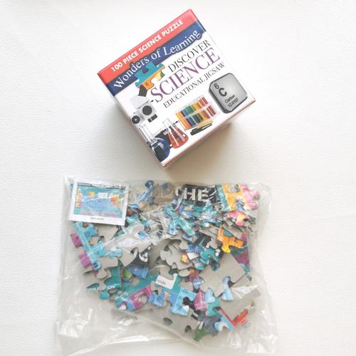 Jual SALE 100 piece science puzzle wonders of learning Periodic table ...