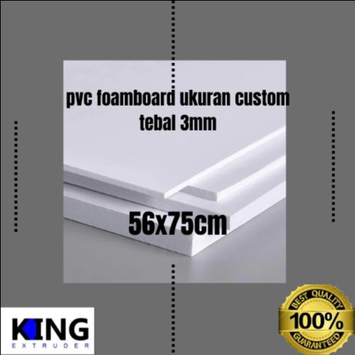 Jual pvc foamboard ukuran custom 56x75cm tebal 3mm - Jakarta Utara - King Extruder | Tokopedia