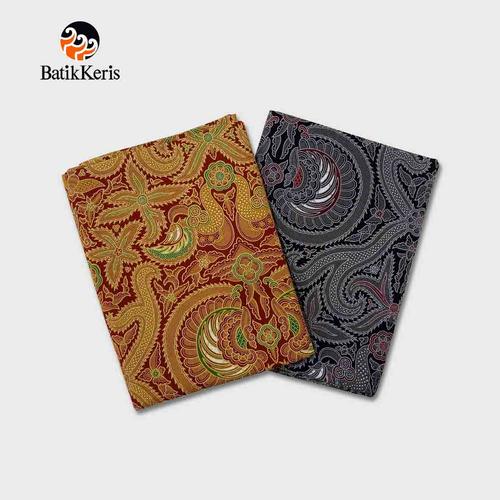 Jual Batik Keris Bahan Potongan Babon Angrem - Merah, 2.5 meter - Kab ...