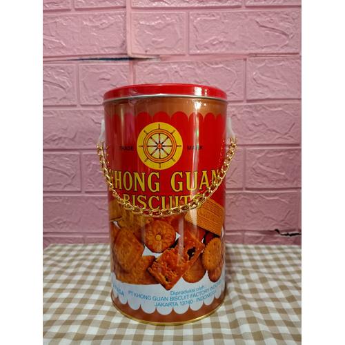Jual Biskuit khong guan kaleng bulat rantai 1000 gram - Kab. Bandung ...