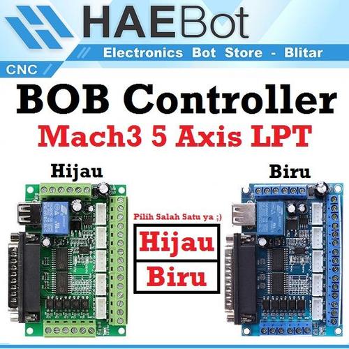 Jual [HAEBOT] BOB Breakout Board Controller CNC Mach3 LPT Pararel 5 ...