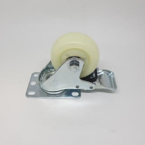 Jual Roda Trolly Troli Trolley Nylon Nilon 3" Inch Rem Swivel Brake ...