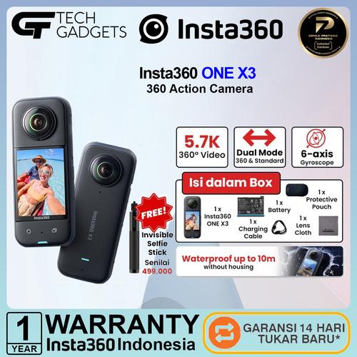 Promo Insta360 ONE X3 360 Action Camera Insta 360 ONE X 3 Garansi Resmi ...