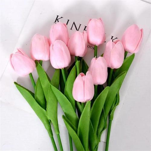 Promo Bunga Tulip Artificial Bahan Latex (FULL PINK) - Kota Tangerang ...