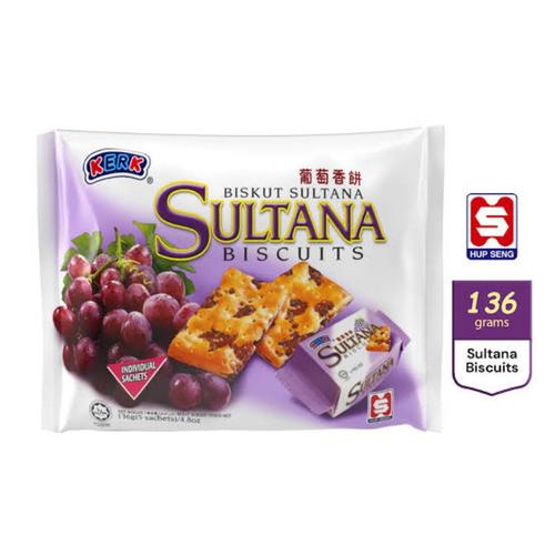Jual HUP SENG KERK SULTANA BISCUIT 136GRAM BISKUIT RAISIN IMPORT ...